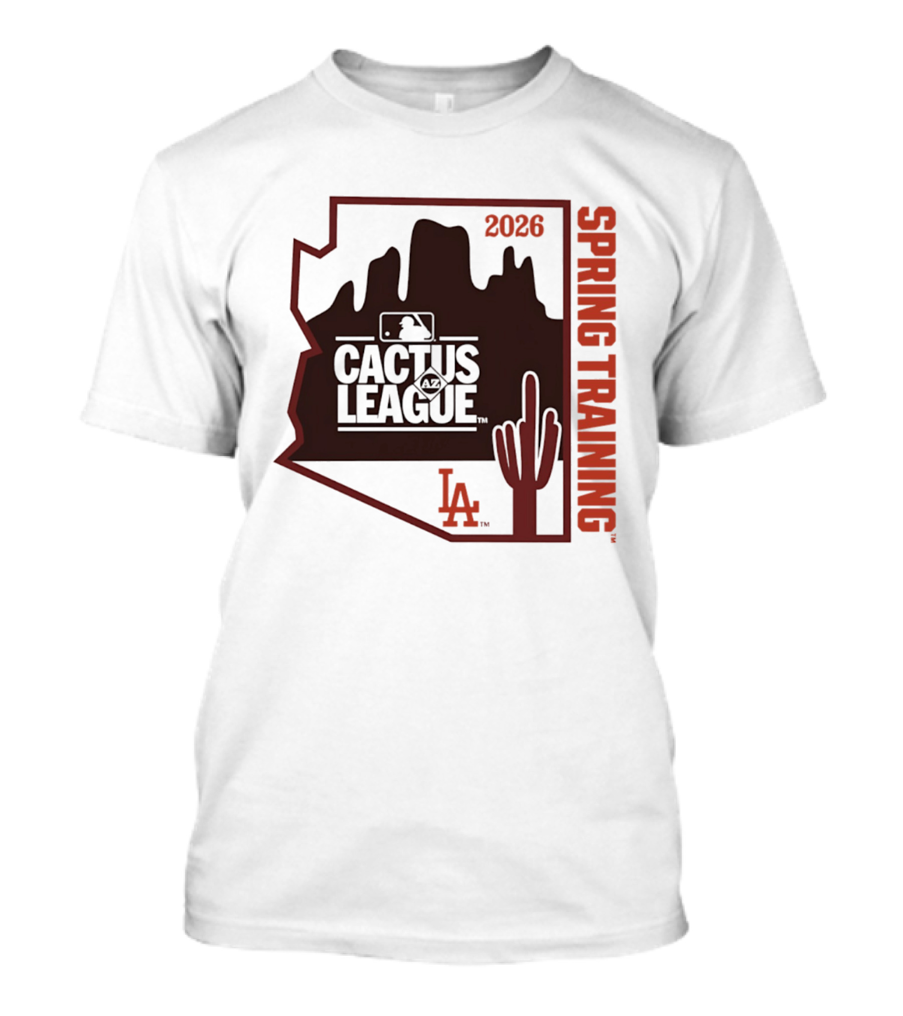 Los Angeles Dodgers 2026 Cactus League Spring Training Arizona T-Shirt
