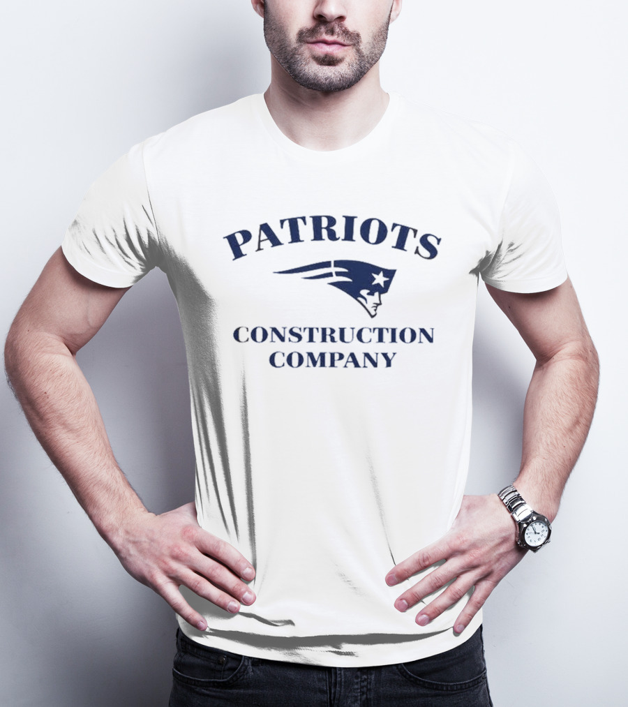 Patriots Construction Company New England Football Fan Gear T-Shirt