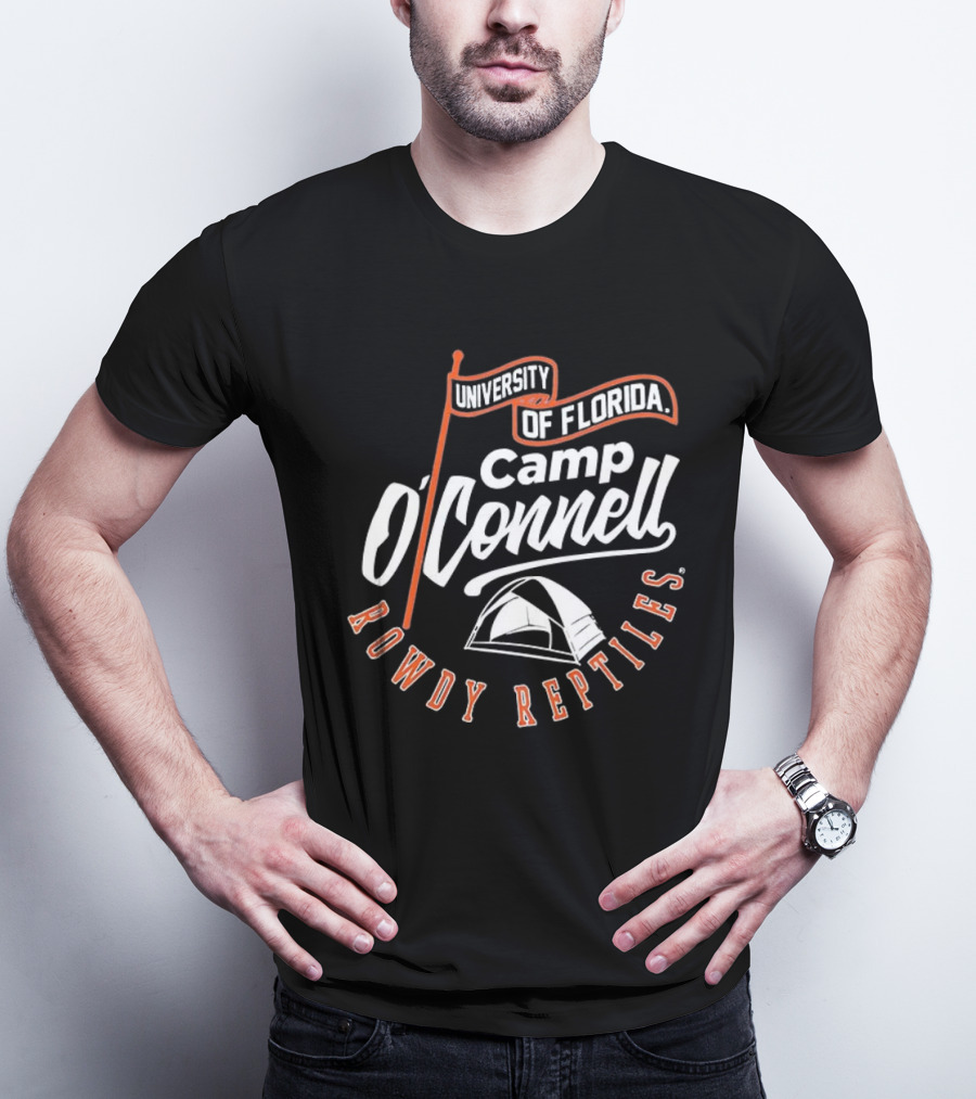 University Of Florida Camp O'Connell Rowdy Reptiles Tent T-Shirt