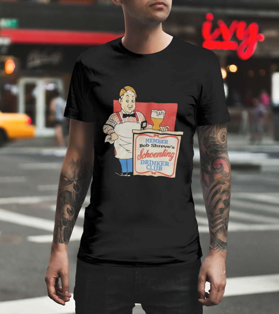 MEMBER Bob Shreve's Schoenling Drinker Club Beer T-Shirt