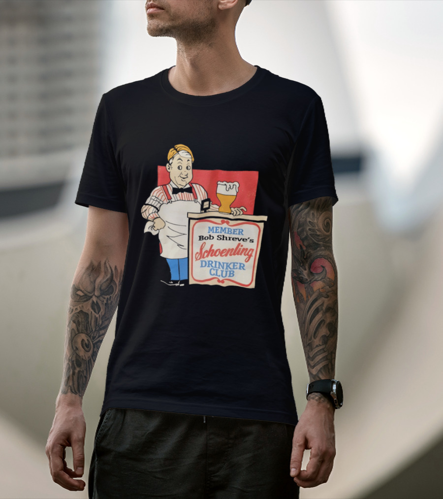MEMBER Bob Shreve's Schoenling Drinker Club Beer T-Shirt