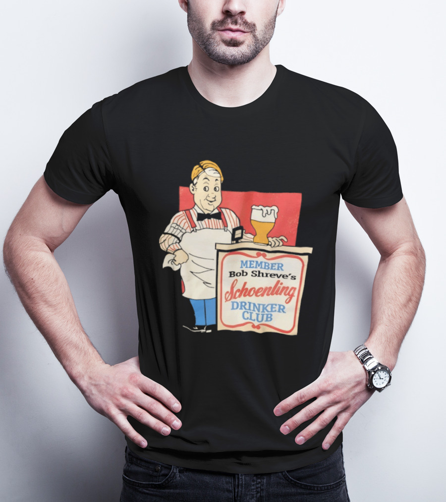 MEMBER Bob Shreve's Schoenling Drinker Club Beer T-Shirt