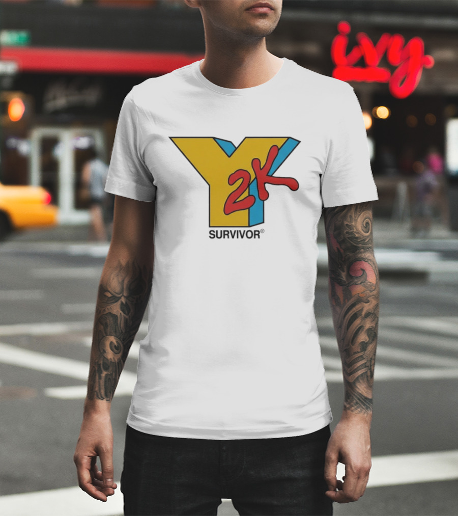 Y2K Survivor Retro 2000s Nostalgia Fashion Trend T-Shirt