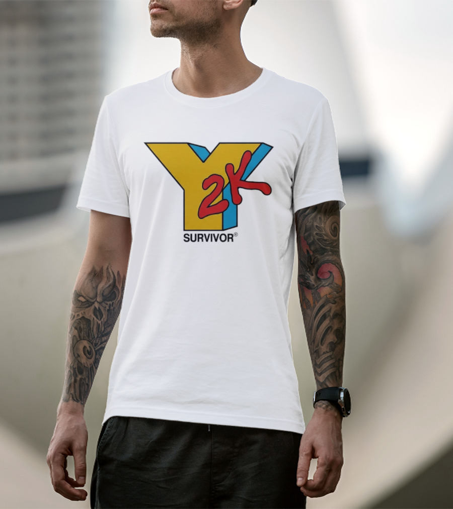 Y2K Survivor Retro 2000s Nostalgia Fashion Trend T-Shirt