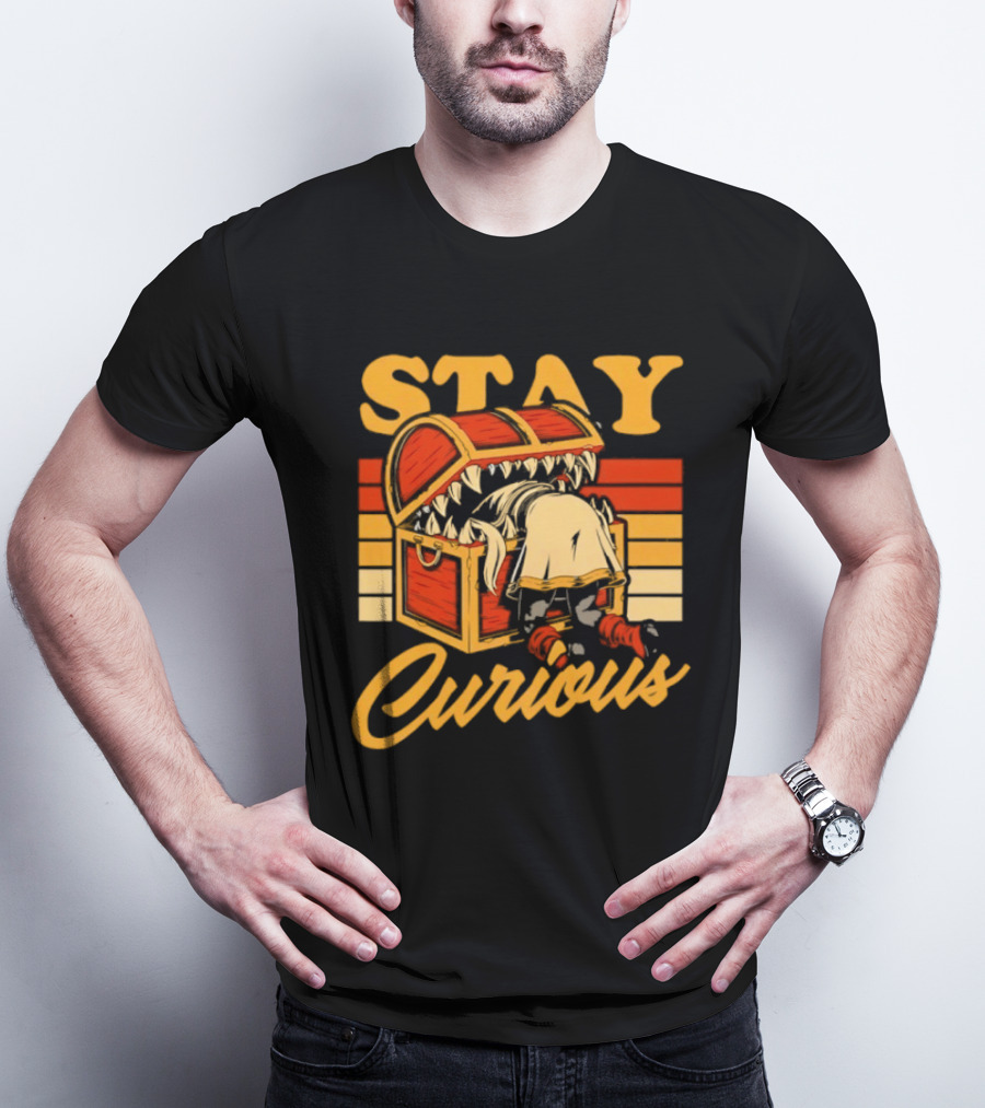 Stay Curious Elf Anime Treasure T-Shirt
