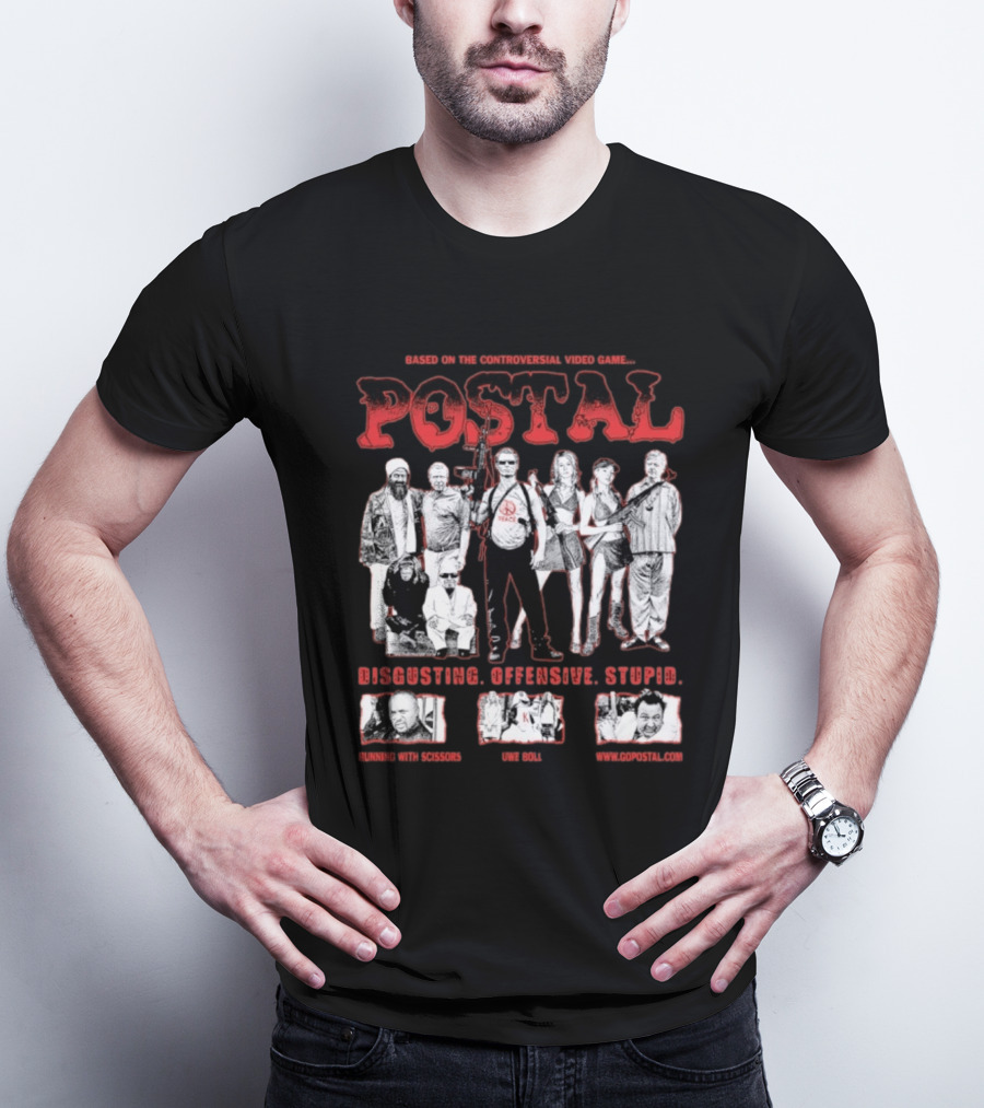 Based On The Controversial Video Game Postal Disgusting Offensive Stupid T-Shirt