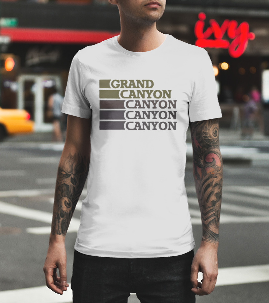 Dale Doback Grand Canyon Vintage Retro Style Scenic T-Shirt