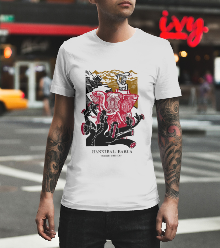 Hannibal Barca The Rest Is History Elephants And Soldiers Historical T-Shirt