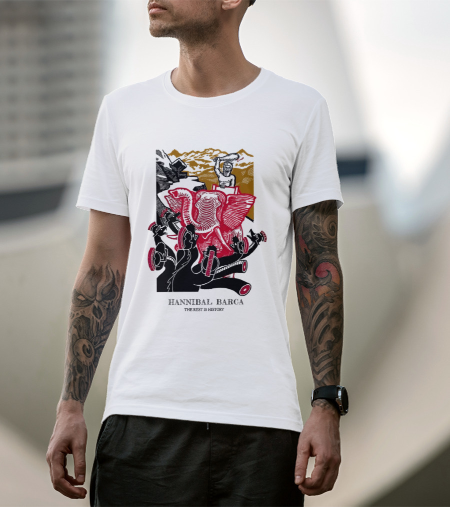 Hannibal Barca The Rest Is History Elephants And Soldiers Historical T-Shirt