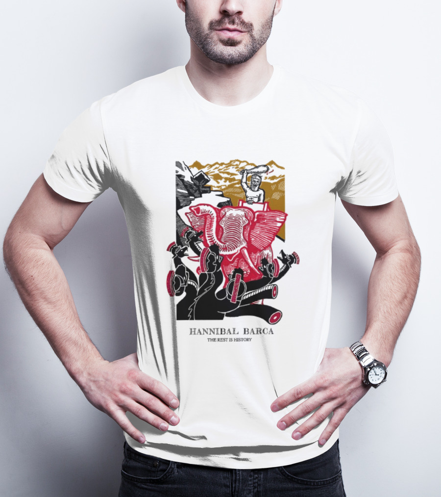Hannibal Barca The Rest Is History Elephants And Soldiers Historical T-Shirt