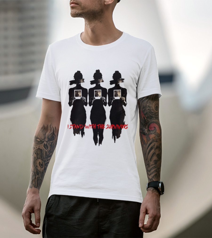 I Stand With The Survivors Epstein Victims T-Shirt