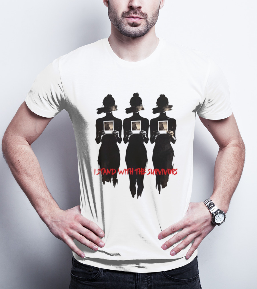I Stand With The Survivors Epstein Victims T-Shirt