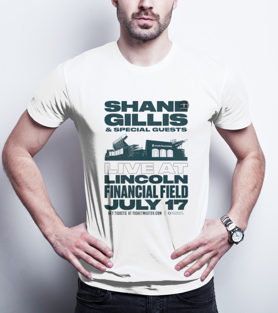 Shane Gillis And Special Guests Live At Lincoln Financial Field July 17 Event Promotion T-Shirt
