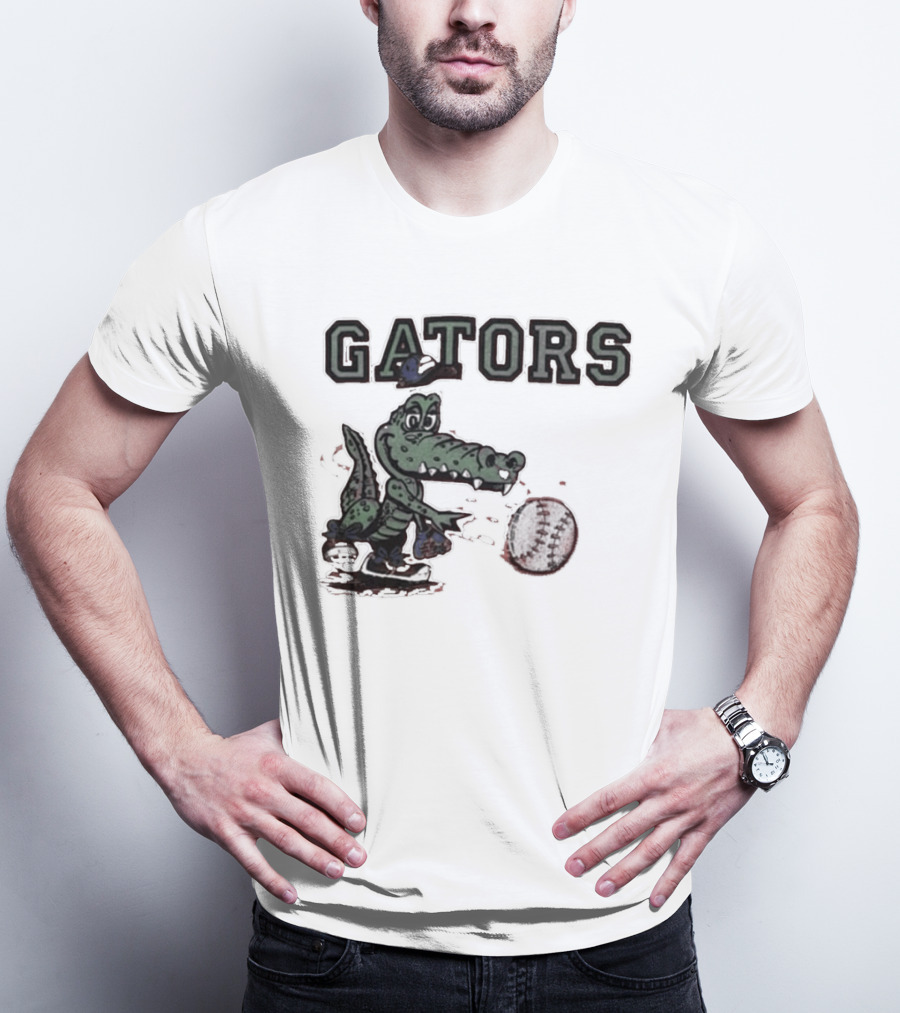 Florida Gators Basketball Mascot Image T-Shirt