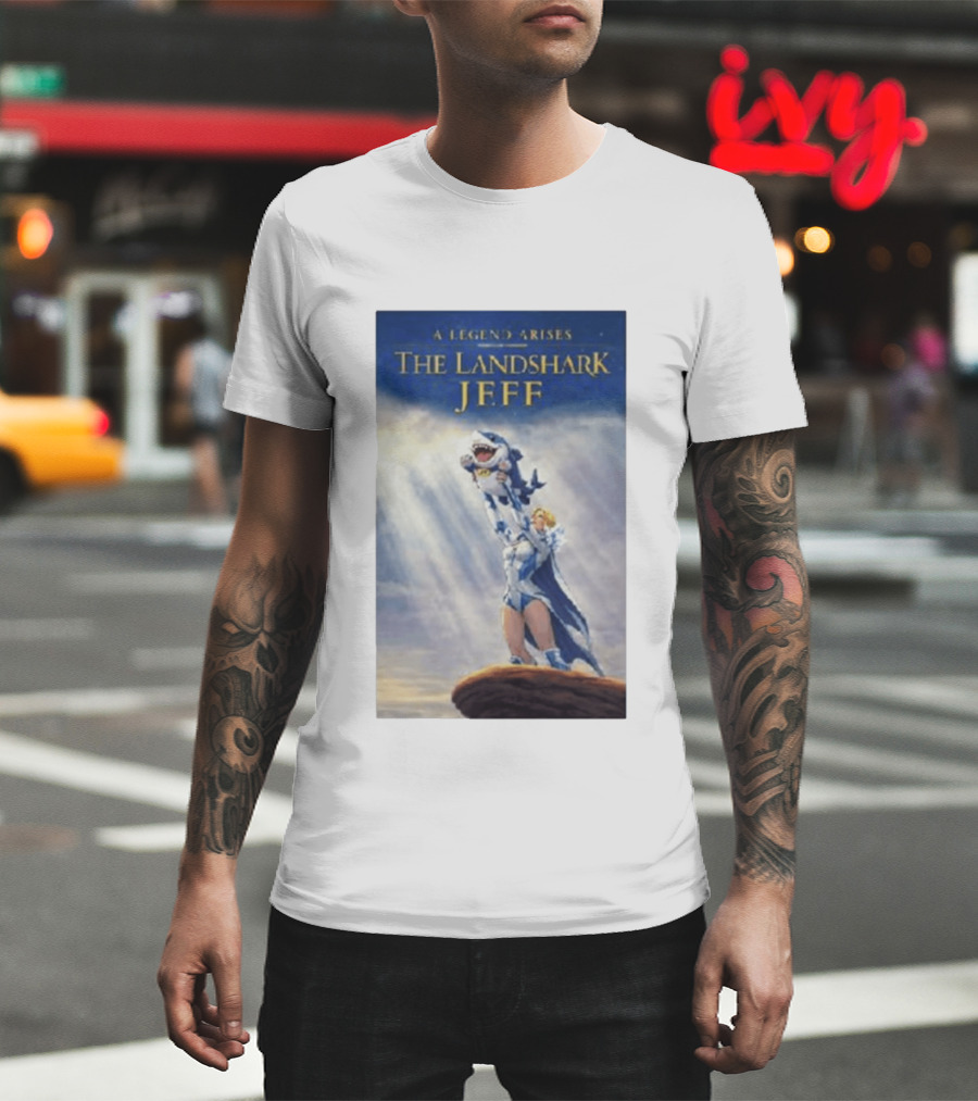 A Legend Arises The Landshark Jeff Emma Frost Lion King Scene T-Shirt