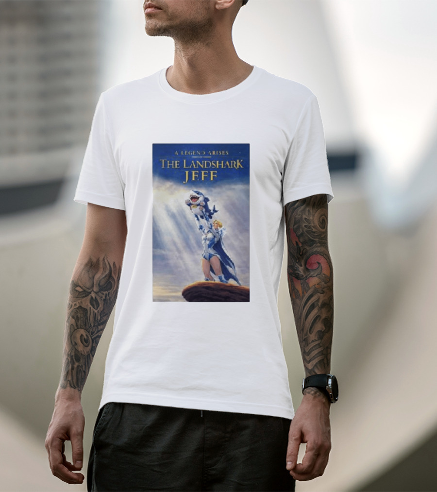 A Legend Arises The Landshark Jeff Emma Frost Lion King Scene T-Shirt