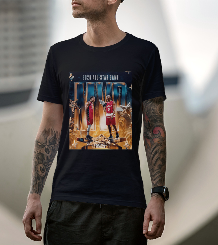 2026 All Star Game MVP Anthony Edwards Kobe Bryant Basketball Forever T-Shirt