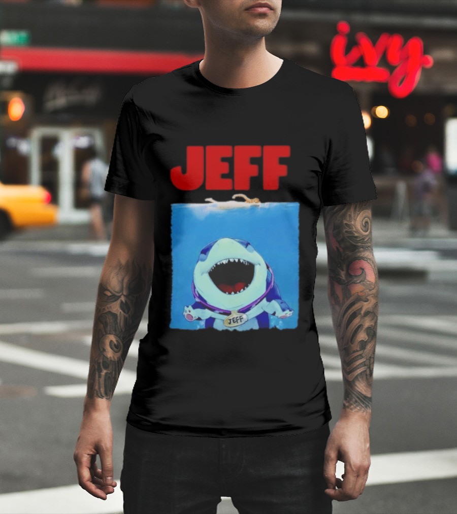 Jeff The Land Shark Jaws Movie T-Shirt