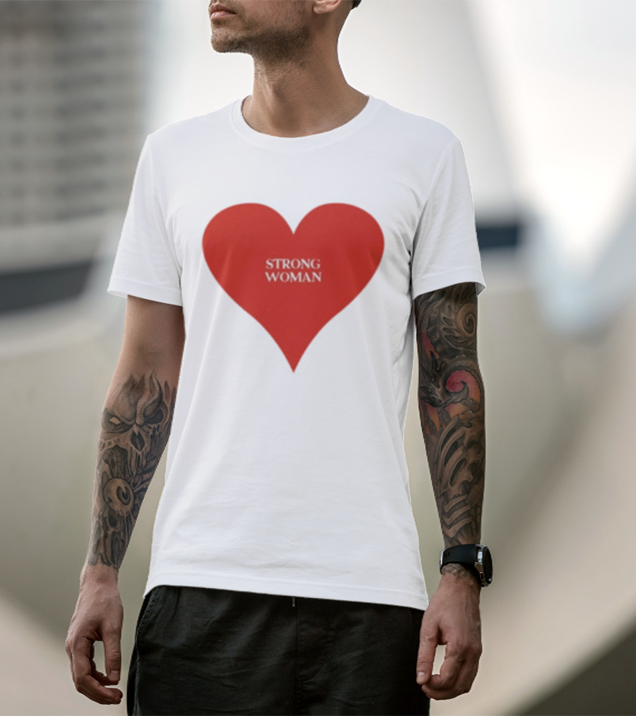 Strong Woman Heart Gemma Johnson Neighborhood Empowerment T-Shirt