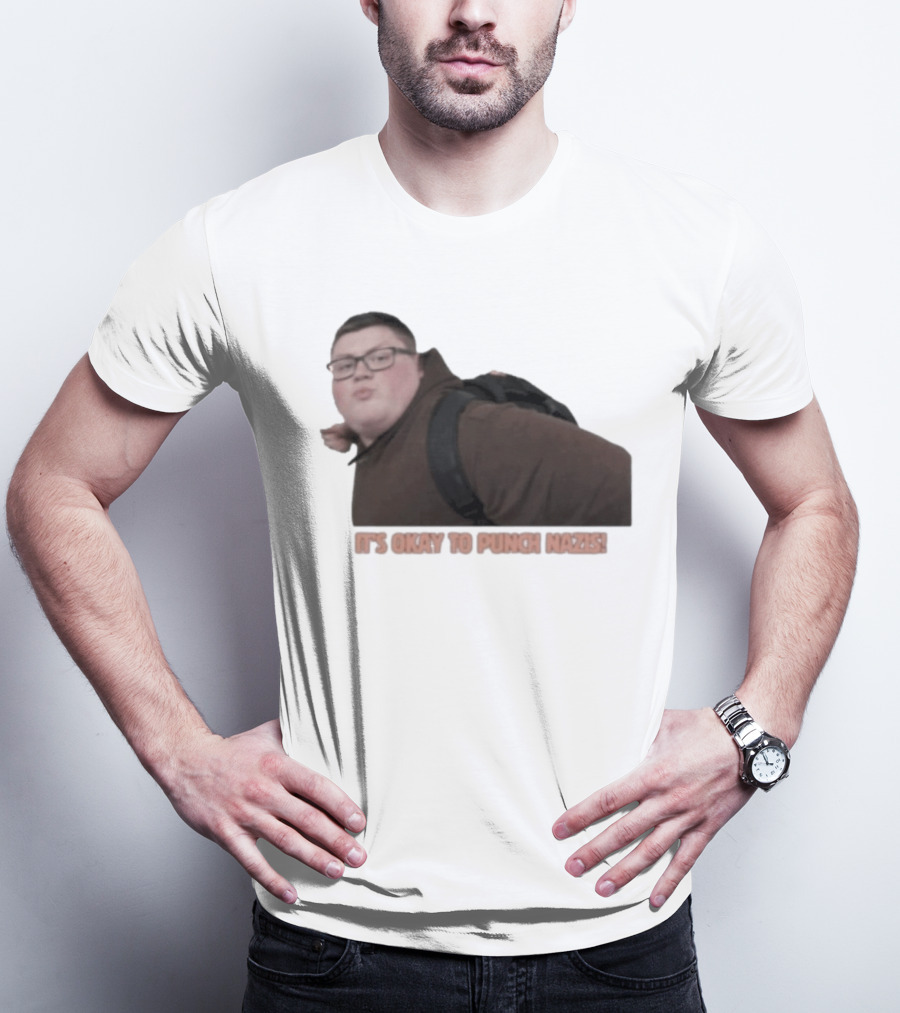 It's Okay To Punch Nazis Meme Iconic Phrase T-Shirt