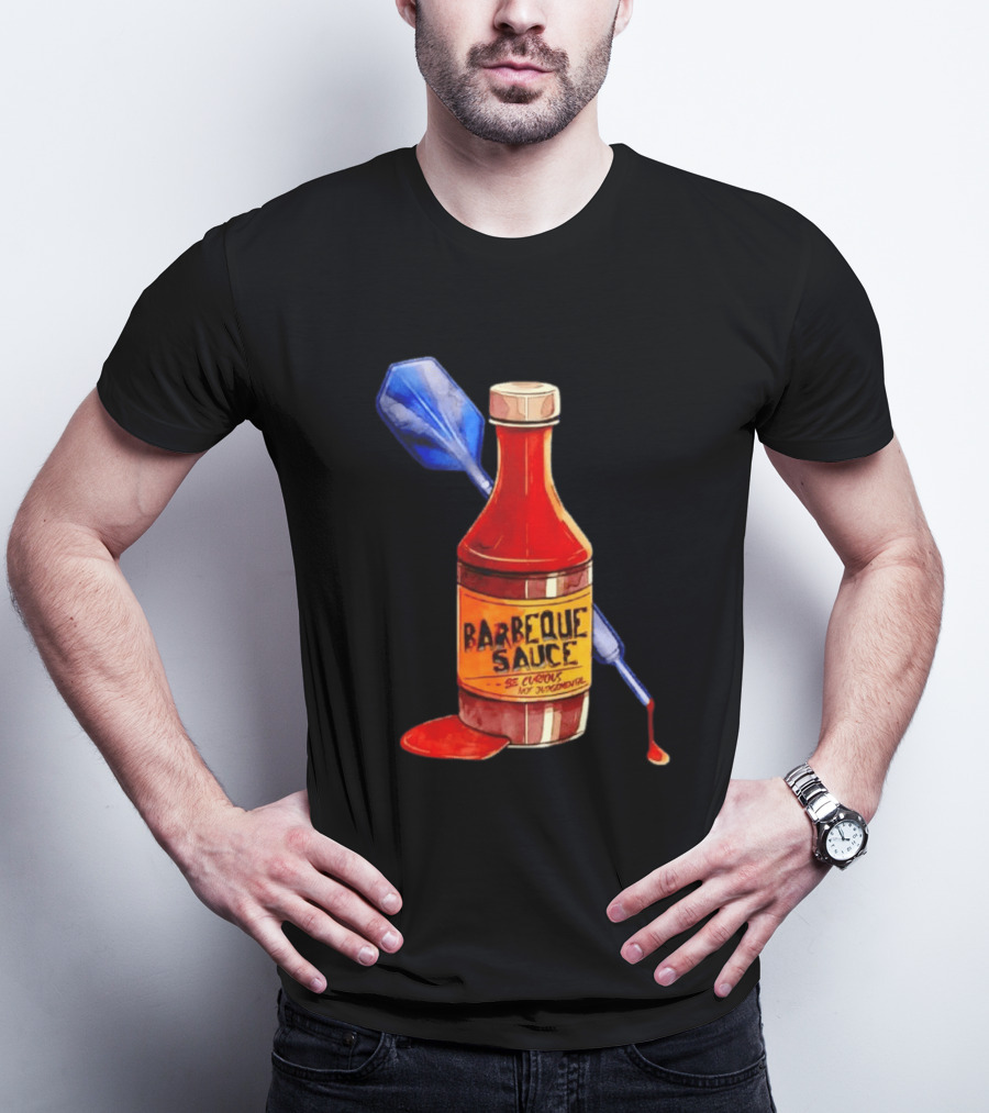 Barbecue Sauce Be Curious Not Judgmental Darts Bottle T-Shirt