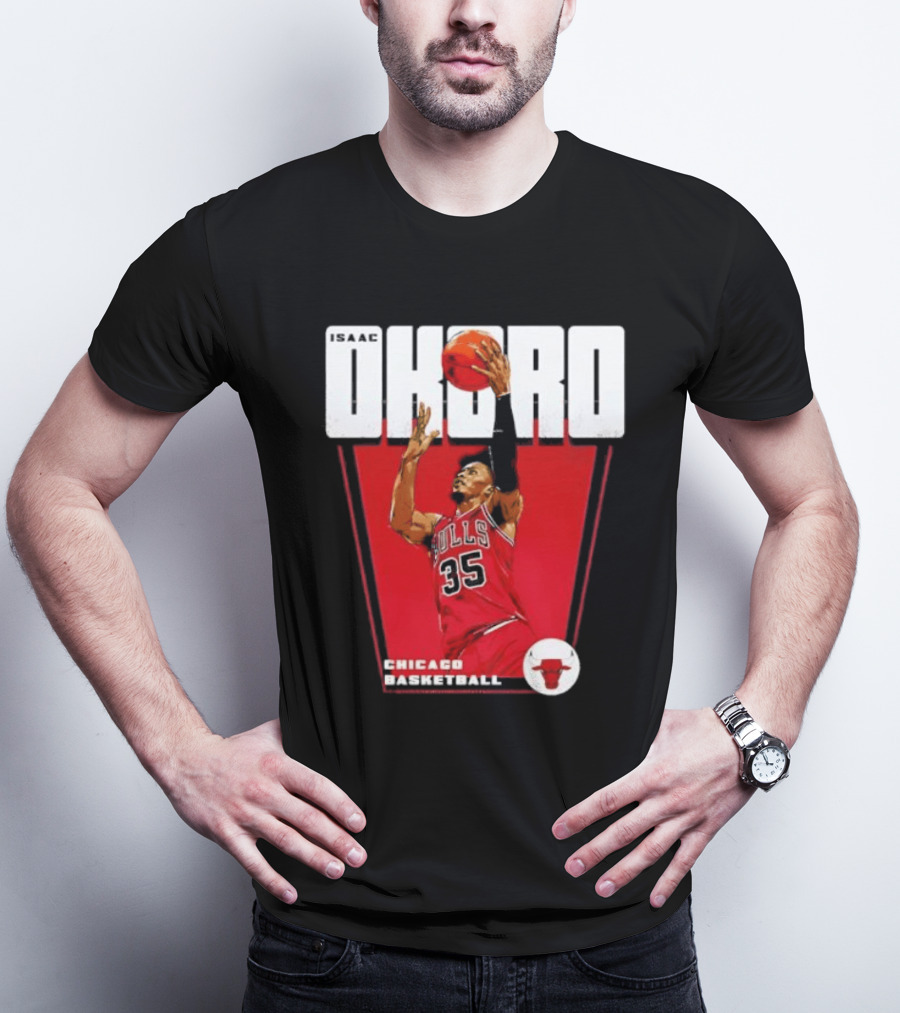 Chicago Basketball Okoro 35 Bulls Dunk T-Shirt