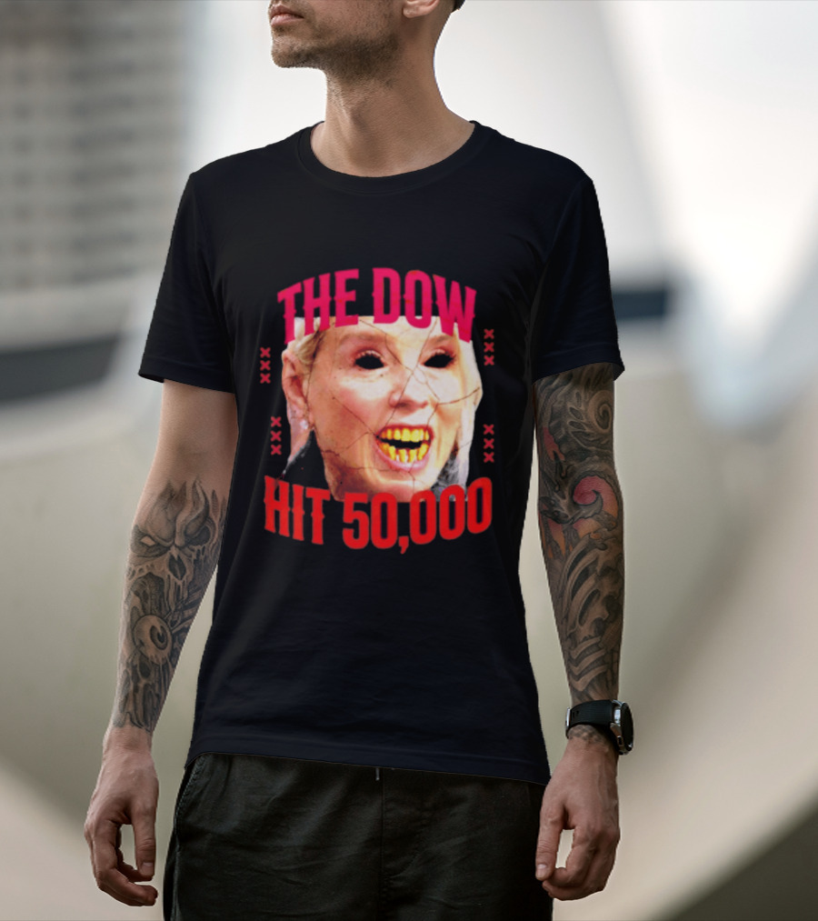 Pam Bondi The Dow Hit 50 000 Protest Epstein Files T-Shirt