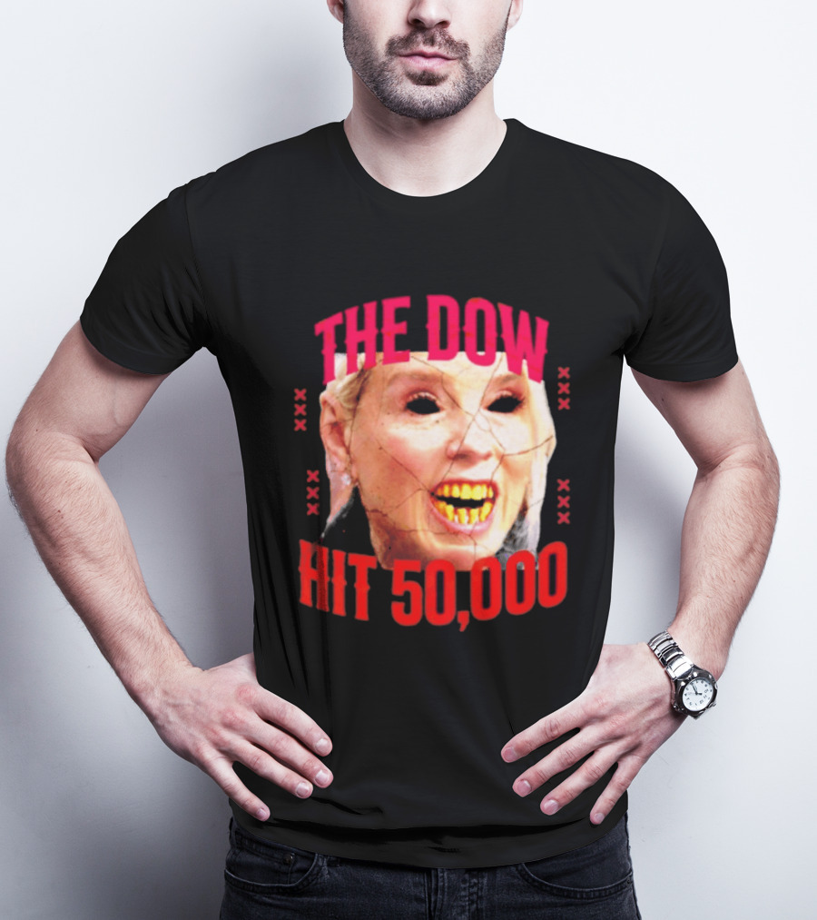 Pam Bondi The Dow Hit 50 000 Protest Epstein Files T-Shirt