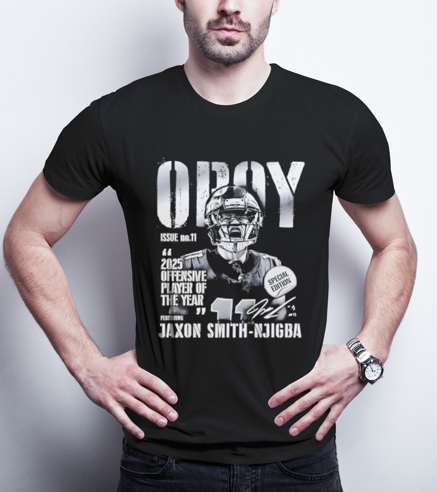 Seattle Seahawks 2025 Offensive Player Of The Year Jaxon Smith Njigba 11 T-Shirt