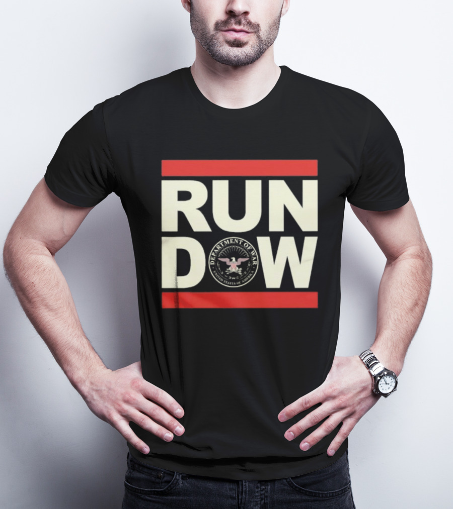 RUN DOW Department Of War Trump Seal T-Shirt