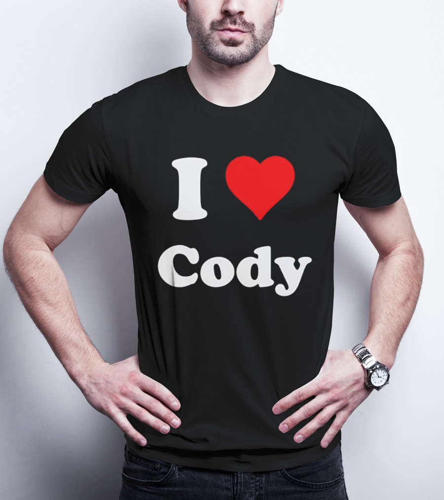 I Love Cody Heart T-Shirt