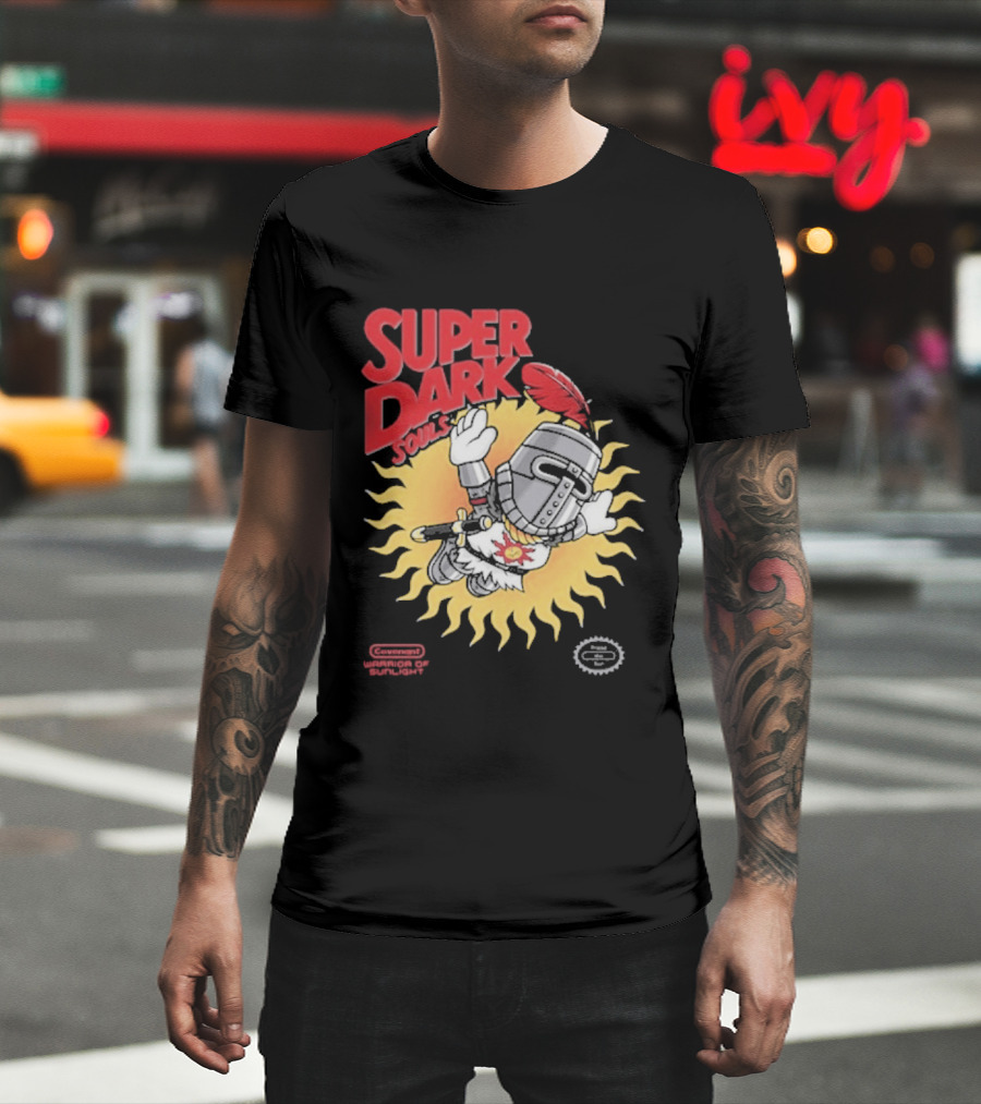 Super Dark Souls Praise The Sun Solaire T-Shirt