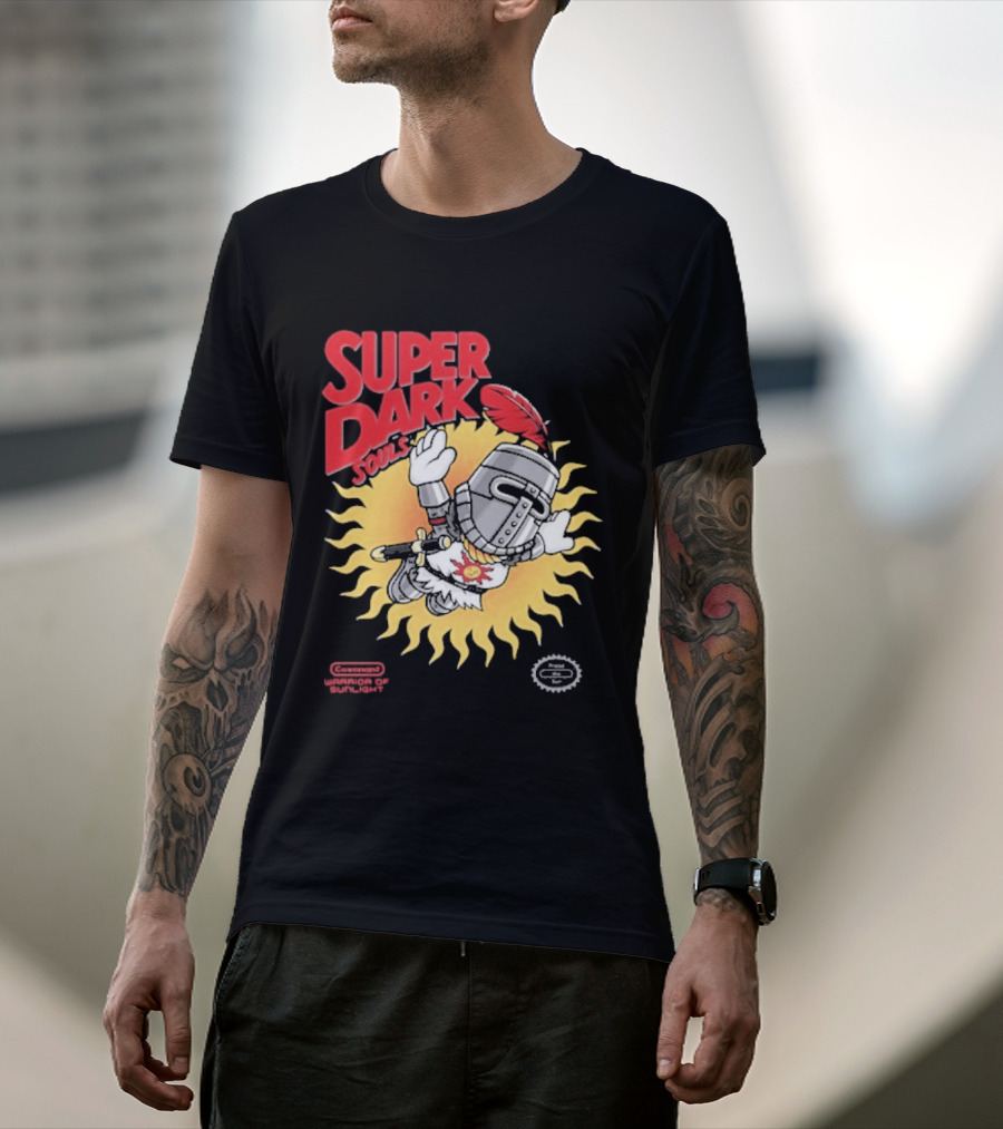 Super Dark Souls Praise The Sun Solaire T-Shirt
