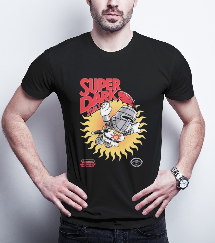Super Dark Souls Praise The Sun Solaire T-Shirt