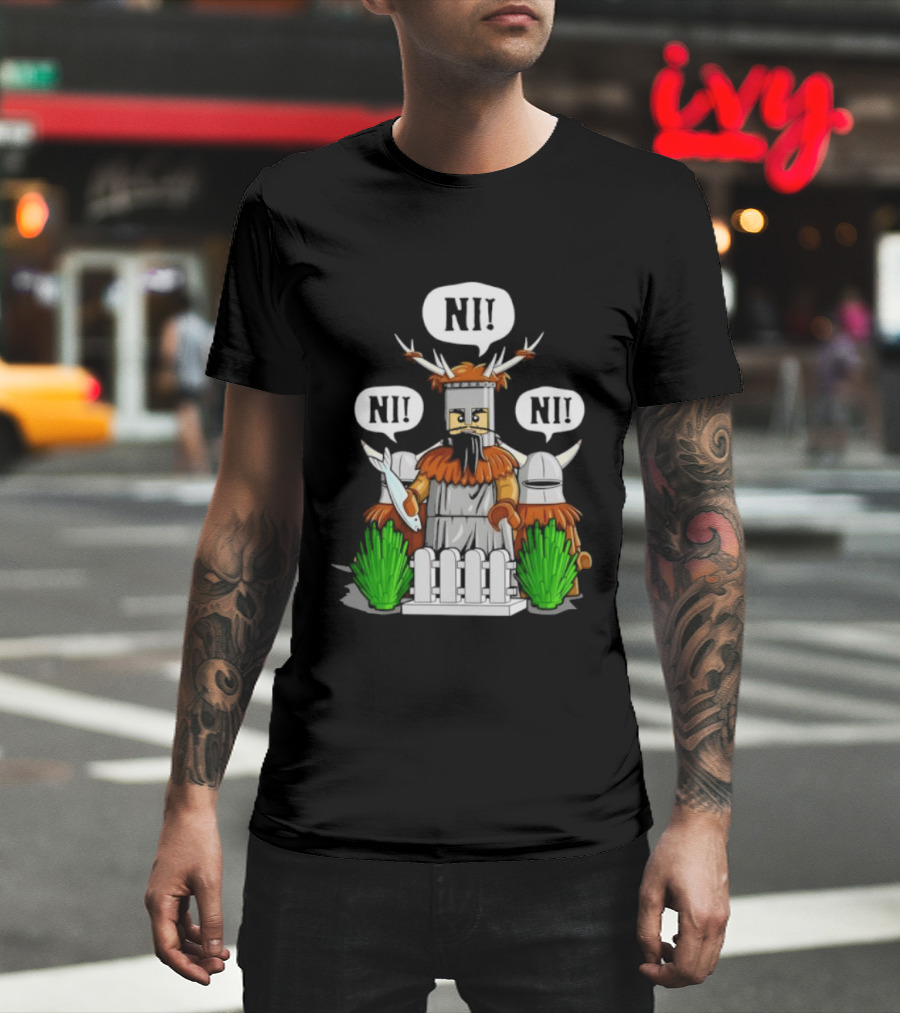 Knights Of Ni Monty Python Nature Comedy Scene T-Shirt