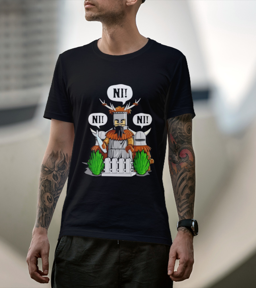 Knights Of Ni Monty Python Nature Comedy Scene T-Shirt