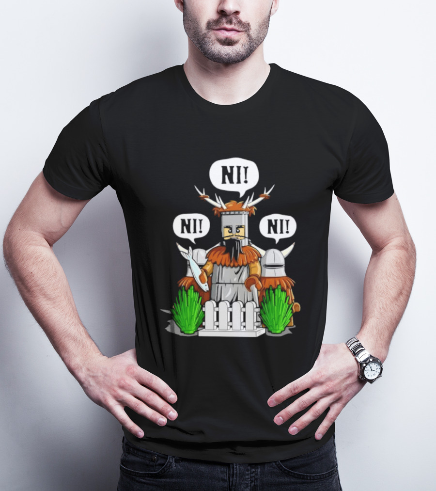 Knights Of Ni Monty Python Nature Comedy Scene T-Shirt