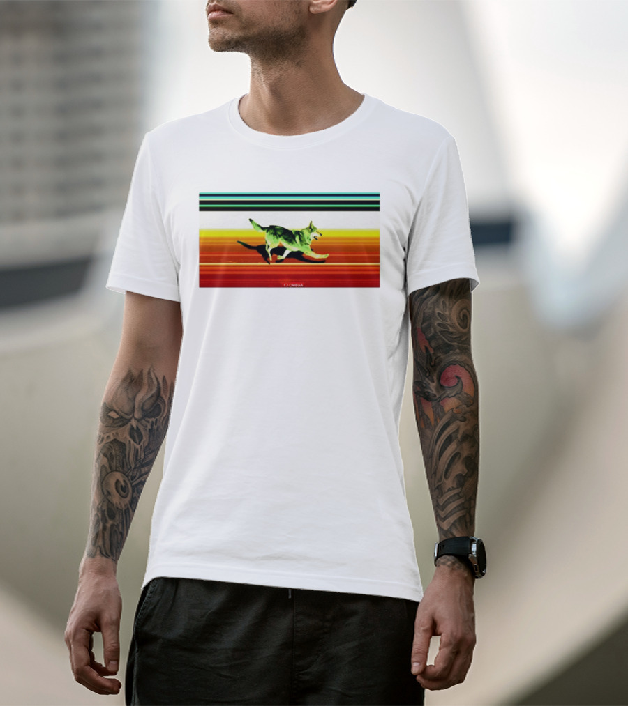 Nazgul The Wolfdog Omega Olympic Finish Stripes T-Shirt