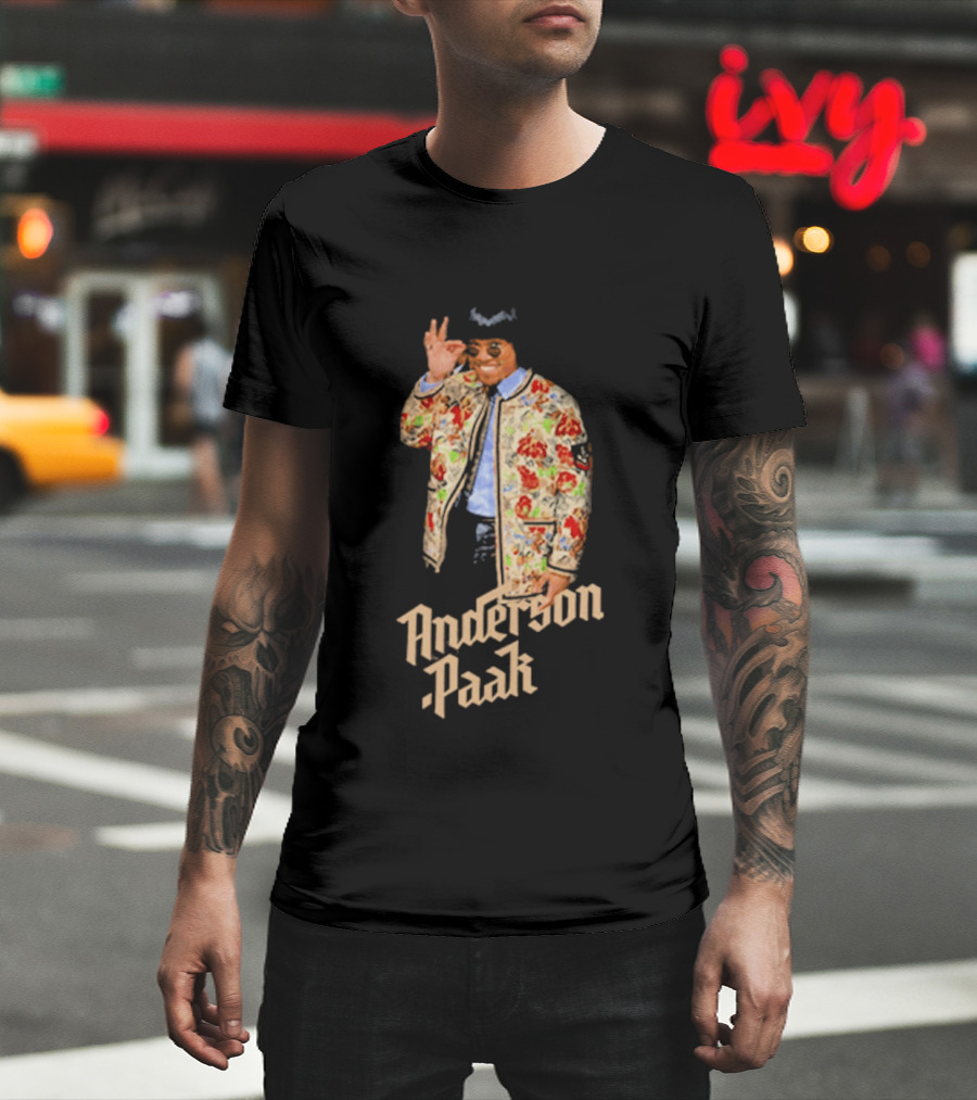 Anderson Paak Floral Jacket Style Moment T-Shirt
