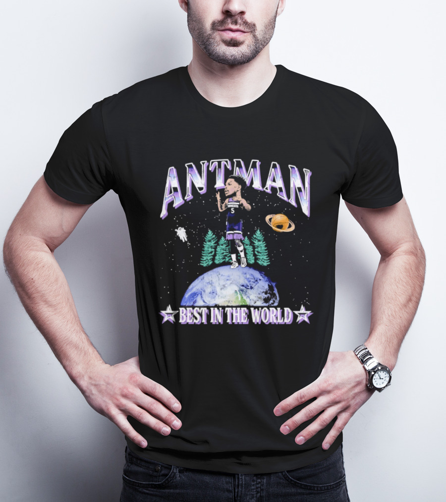 ANTMAN Best In The World Minnesota Timberwolves Basketball Planetary T-Shirt