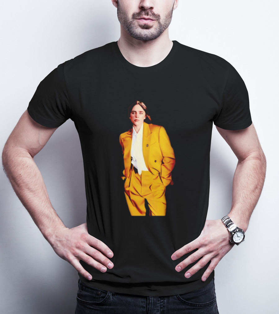 Billie Eilish Yellow Suit Fashion T-Shirt