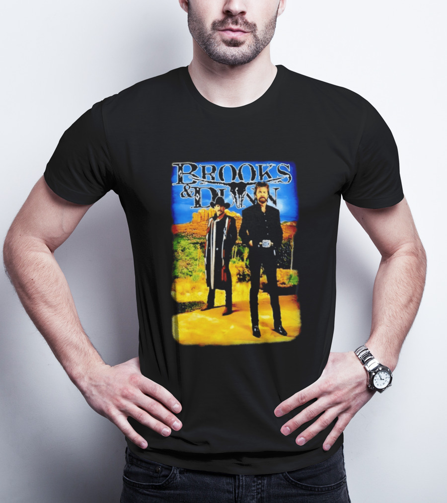 Brooks And Dunn Western Style Desert T-Shirt