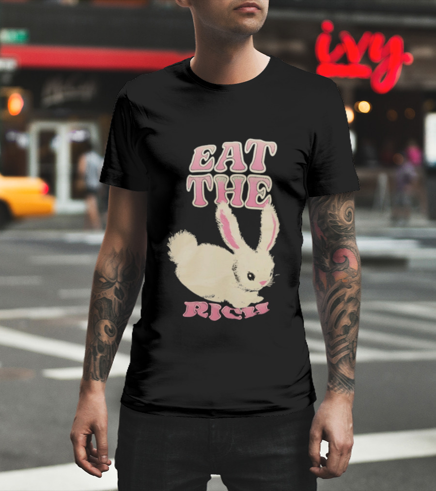 Eat The Rich Bunny T-Shirt