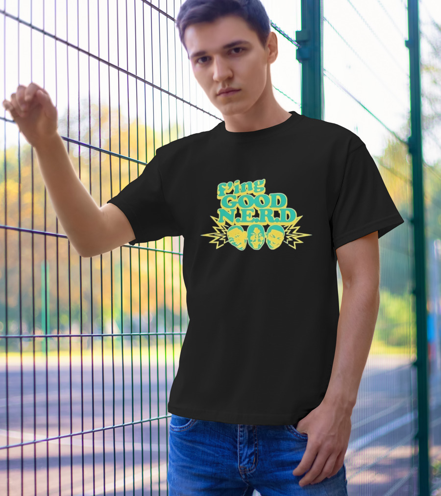 F'ing Good N.E.R.D Faces And Lightning T-Shirt