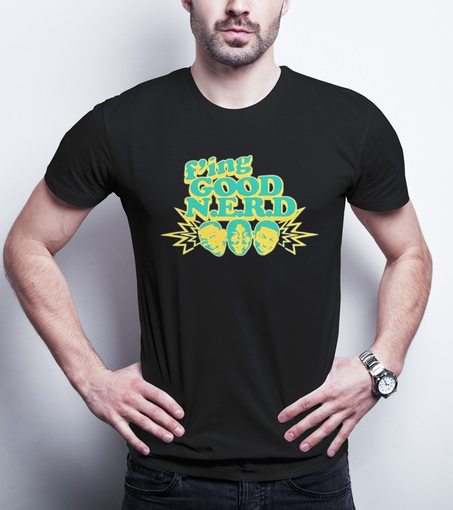 F'ing Good N.E.R.D Faces And Lightning T-Shirt