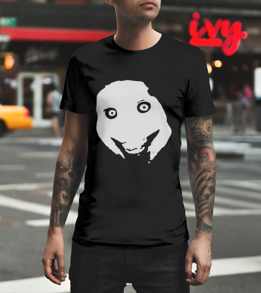 Remera Jeff The Killer Creepy Face Distorted Horror Meme T-Shirt