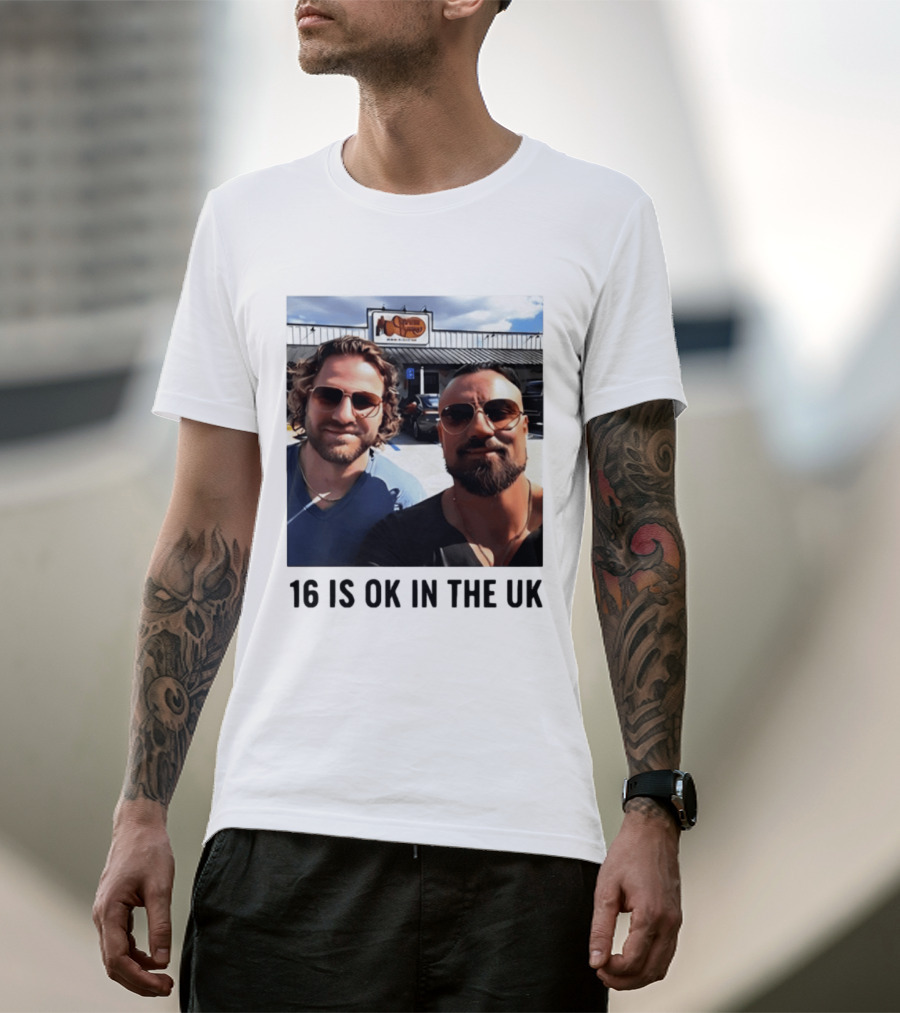 Adam Page Marty Scurll Cracker Barrel 16 Is OK In The UK T-Shirt