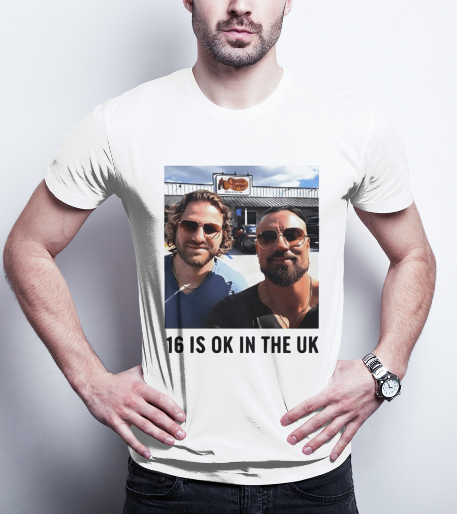 Adam Page Marty Scurll Cracker Barrel 16 Is OK In The UK T-Shirt