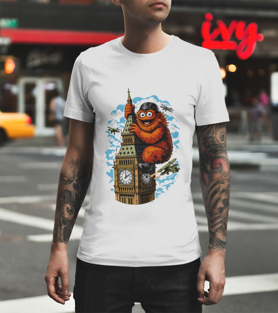 Big Ben Gritty Kong Philadelphia Hockey Clash T-Shirt