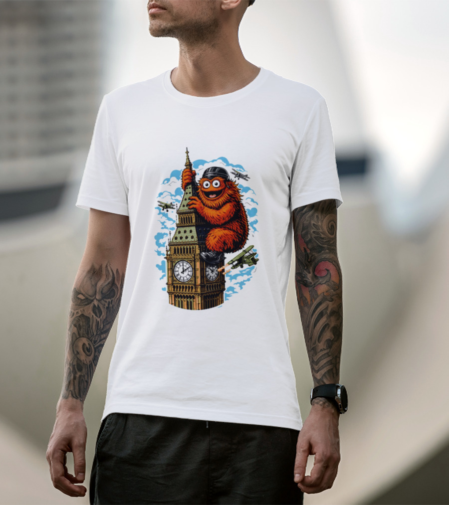 Big Ben Gritty Kong Philadelphia Hockey Clash T-Shirt